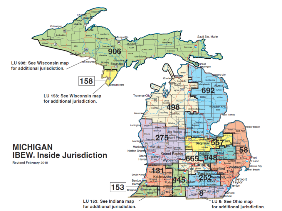 IBEW 557 | Jurisdiction