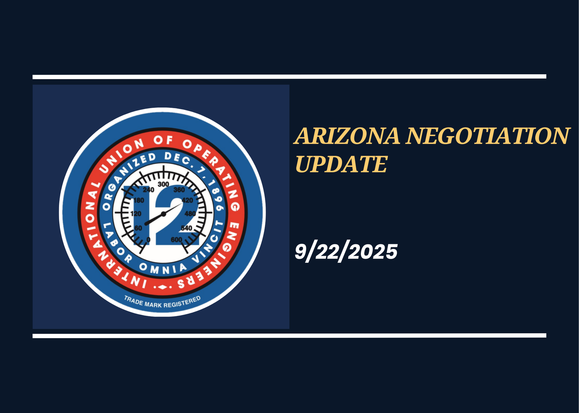 IUOE 12 | Announcements