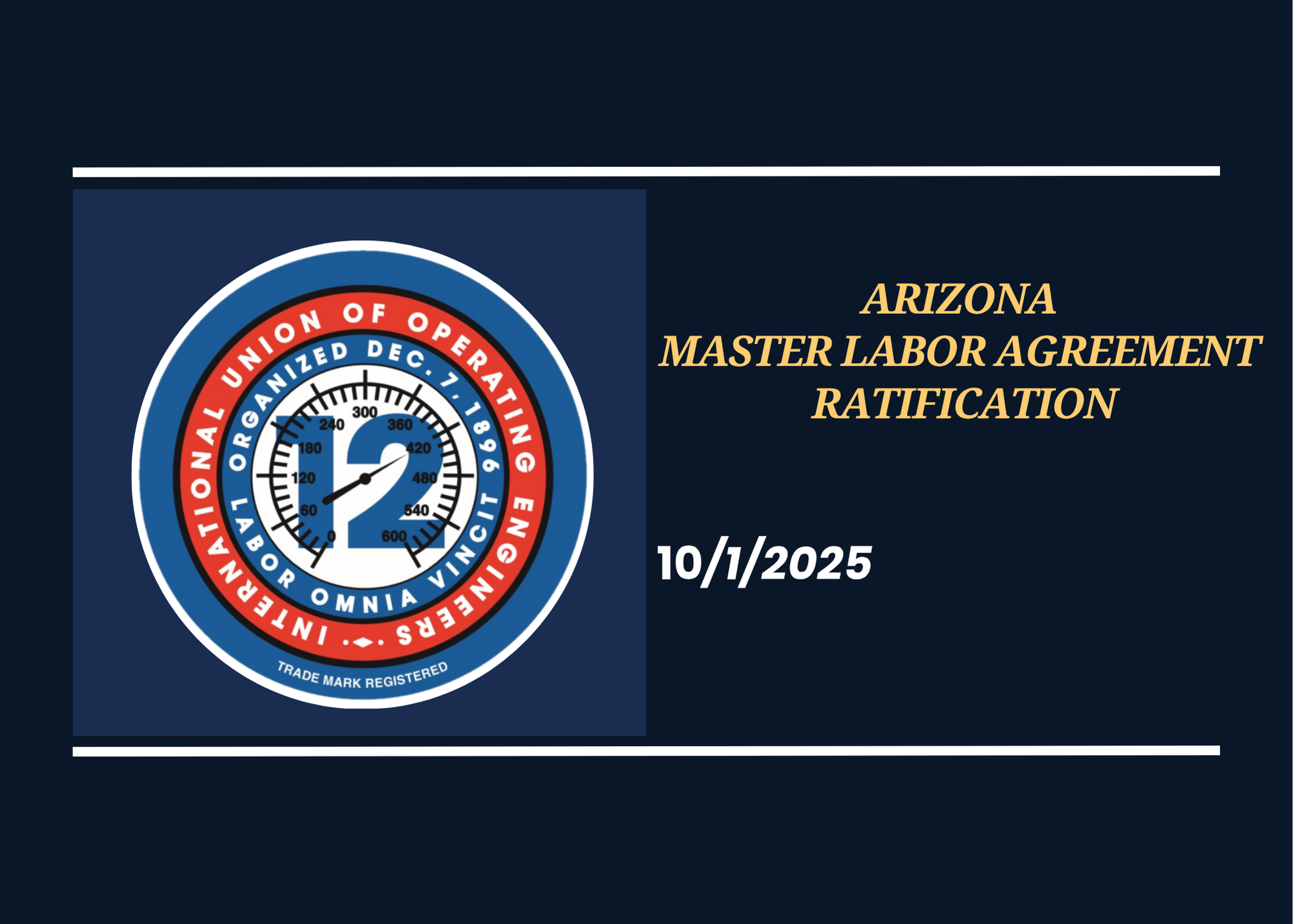 IUOE 12 | Announcements
