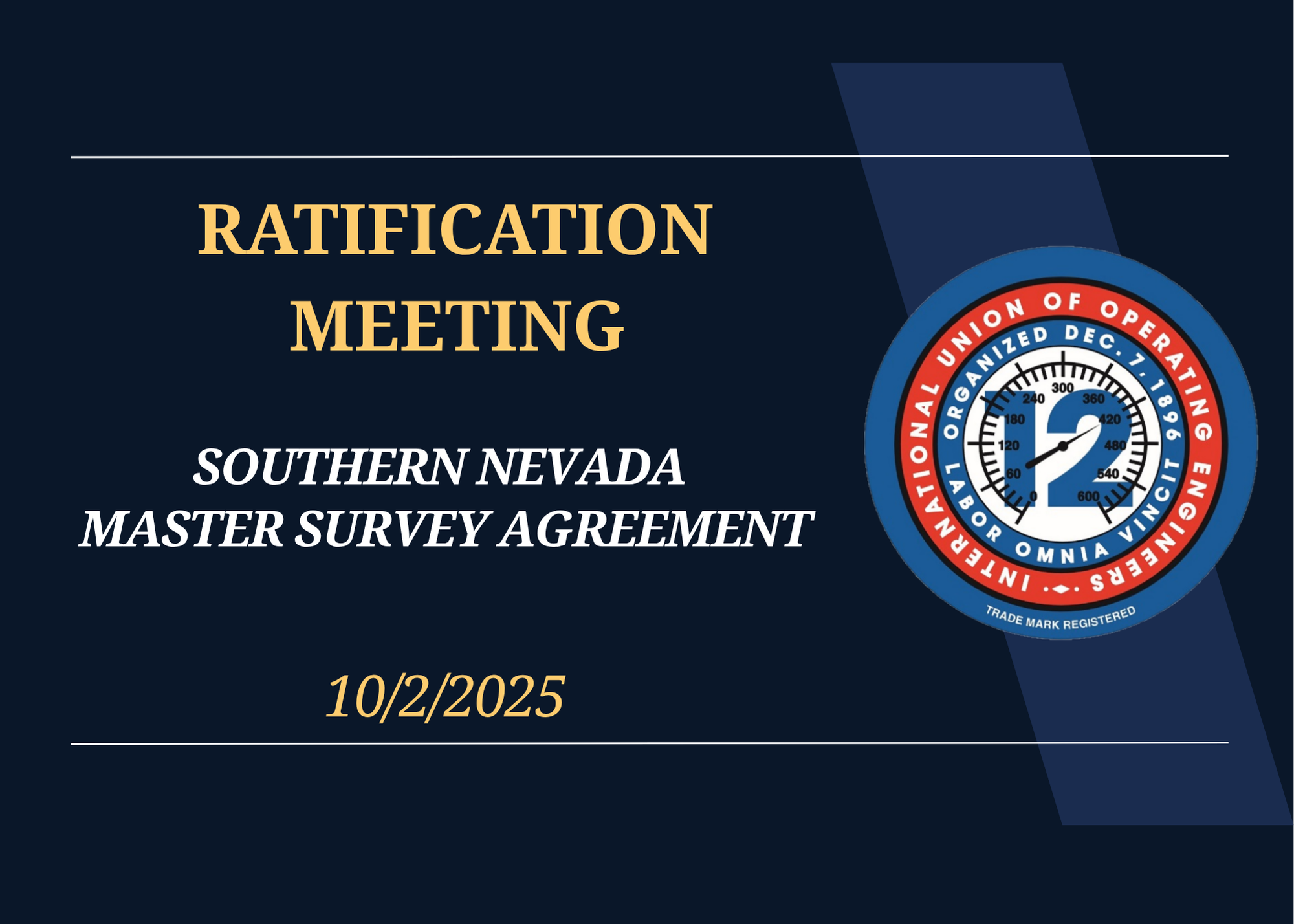 IUOE 12 | Announcements