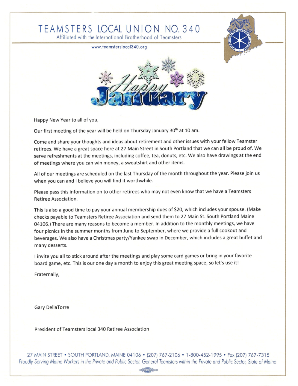 Teamsters 340 | Retirees
